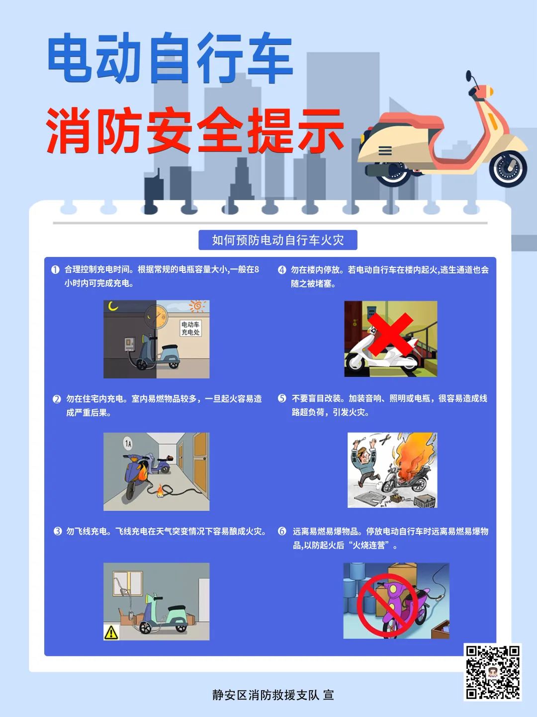 静安消防开展住宅小区消防安全错时夜查→